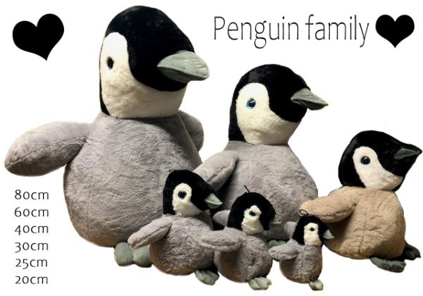 Fluffy Penguin 60cm