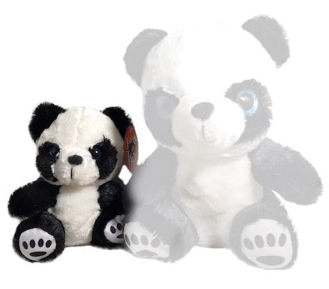 Small panda soft toy